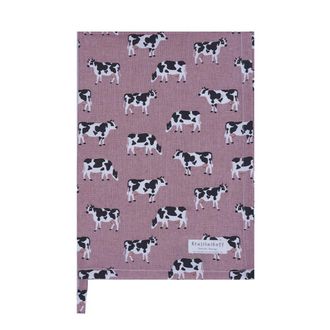 Krasilnikoff Geschirrtuch KW13603 - Cow/Kuh, Rose