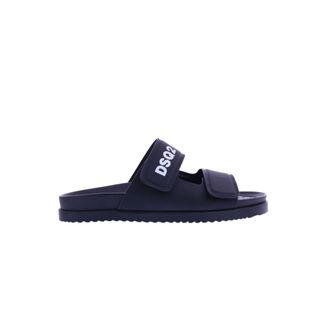 Dsquared2 Homme, Chaussures, Noir, Taille: 40 EU Sandales Logo