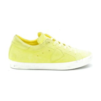 Philippe Model Gelbe Wildleder Slip-On Sneakers - - Shoes - Damen - Gelb - 37 EU