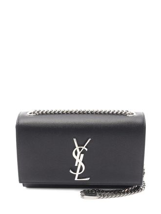 Saint Laurent 2020 kleine Kate Schultertasche mit Logo - Schwarz