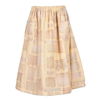 Comme Des Gar&ccedil;ons Femme, Jupes, Beige, Taille: 36 FR Longuette Ampia Imbottita