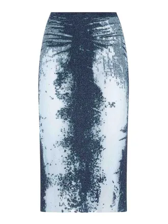 Diesel Jupe Midi - Bleu