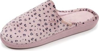 Isotoner Chaussons pantoufles Mules femme, 39 EU, l&eacute;opard blush