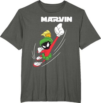 Looney Tunes Marvin Flying Martian Dark T-Shirt