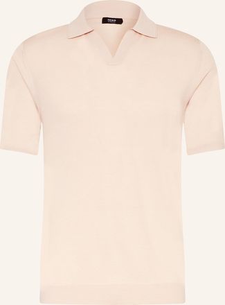 Reiss Reiss Strick-Poloshirt Duchie Aus Merinowolle beige