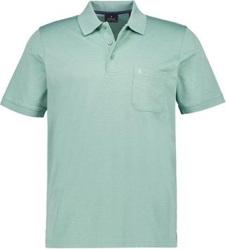 Ragman Herren Polo-Shirt gr&uuml;n Baumwoll-Piqu&eacute;