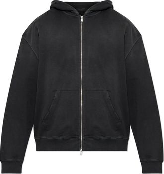 AllSaints Homme, Sweatshirts et sweats &agrave; capuche, Gris, Taille: M Terra Zip Through Sweat &agrave; capuche