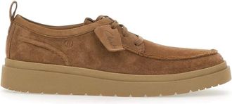 Clarks Homme, Chaussures, Brun, Taille: 41 EU Polden Moc Baskets &agrave; lacets en daim