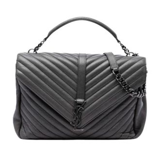 Saint Laurent Pre-owned College Satchel - - Pre-owned - Damen - Grau - ONE SIZE