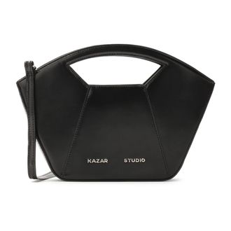 Kazar Schwarze Handtasche mit stabiler Konstruktion - - Bags - Damen - Schwarzk - ONE SIZE