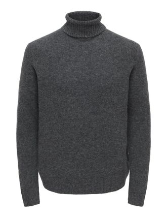 Only & Sons Onsray Reg Ls Roll Knit Frml Noos