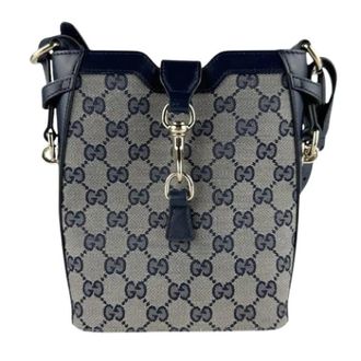 Gucci Pre-owned Canvas Shoulder Bag - - Pre-owned - Damen - Blau - ONE SIZE