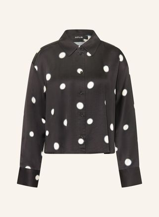 OPUS Hemdbluse Famena schwarz