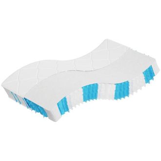 vidaXL vidaXL Matelas &agrave; ressorts ensach&eacute;s duret&eacute; moyenne 100x200 cm