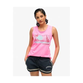 Superdry D&eacute;bardeur &agrave; encolure ras du cou &agrave; rayures pour lext&eacute;rieur