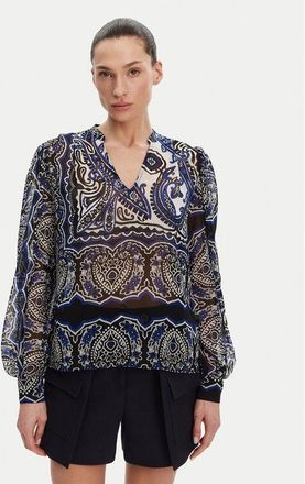 Morgan Bluse 251-OJAL.F Dunkelblau Regular Fit