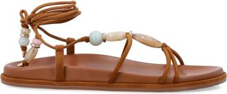Stuart Weitzman Femme, Chaussures, Brun, Taille: 41 EU Majorca Wrap Sport Sandal