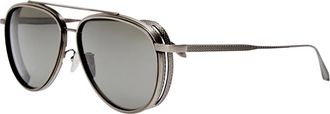Linda Farrow unisex, Accessoires, Gris, Taille: 58 MM Lunettes de soleil