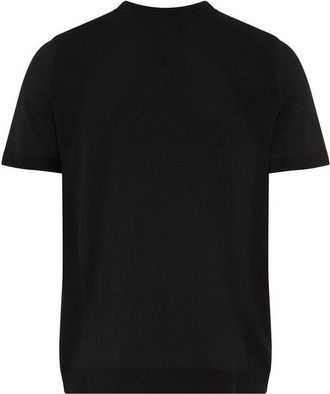 HUGO BOSS Kurzarmpullover KN_Momentum-Lite TS Kurzarm, Regular Fit, Baumwollmischung