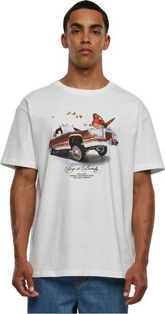 Mister Tee Unisex T-Shirt Pimp a Butterfly Oversize Tee White 4XL