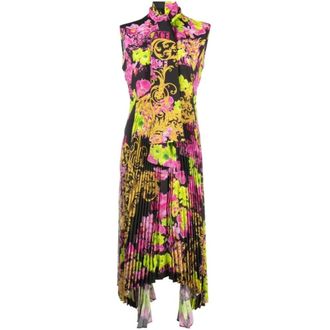 Versace Elegantes Schwarzes Kleid f&uuml;r Frauen - - Dresses - Damen - Mehrfarbig - M