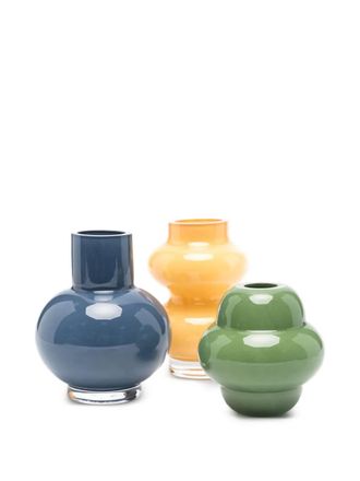 The Conran Shop Minivasen in verschiedenen Designs (3er-Set) - Blau