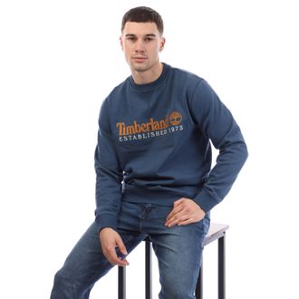 Timberland Established 1973 Sweatshirt für Herren, Rundhalsausschnitt (Blau)