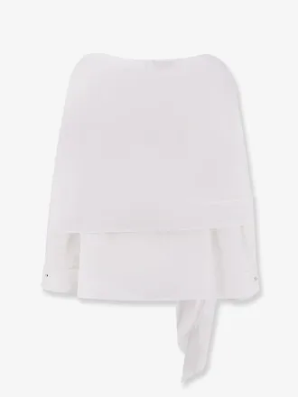 Max Mara Womens Cotton Shirt Mxmcurvone White