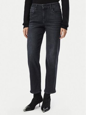Liu Jo Jeans UF6085 DS057 Schwarz Loose Fit