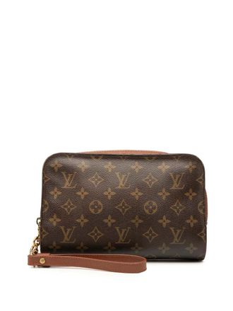 Louis Vuitton 2003 Monogram Orsay Clutch - Braun
