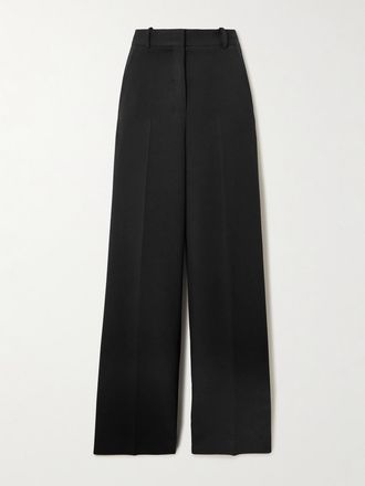 Theory Pantalon Large En Jersey - Noir
