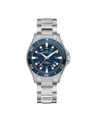 Hamilton Khaki Navy Scuba Auto 40 mm, Blau, 80 Stunden Gangreserve Herrenuhr H82425140