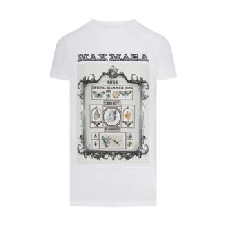 Max Mara MxmSpadino T-shirt - - Tops - Damen - Wei&szlig; - M