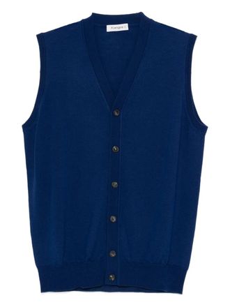 KANGRA V-neck waistcoat - Bleu