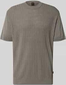 Boss Orange by Hugo Boss Regular Fit T-Shirt aus Leinen-Baumwoll-Mix Modell KAJORDINO