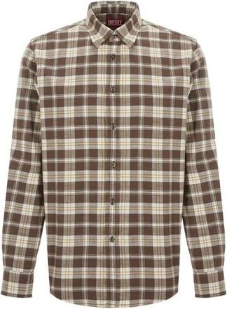 Diesel Chemise &agrave; carreaux en coton