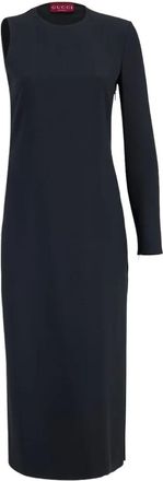 Gucci Midikleid mit einem &Auml;rmel - Schwarz
