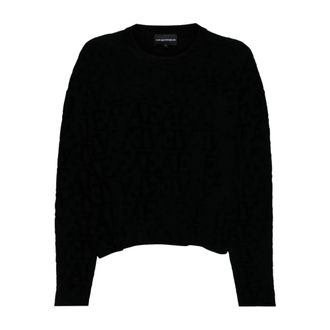 Emporio Armani Damen, Strickwaren, Schwarzk, MGr&ouml;&szlig;e