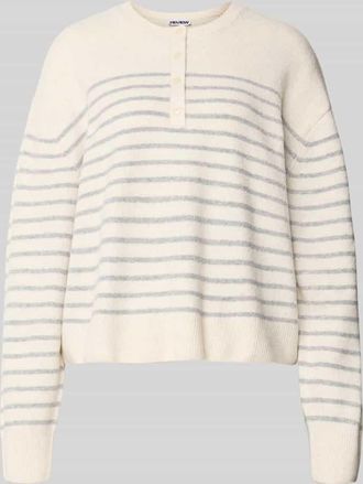 Review Relaxed Fit Pullover in Strick-Optik