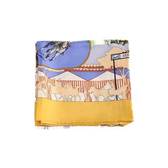 Herm&egrave;s Carr&eacute; en soie multicolore