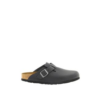 Birkenstock Femme, Chaussures, Noir, Taille: 43 EU Sabot Boston Coupe Ajustée en Cuir Nubuck Huilé