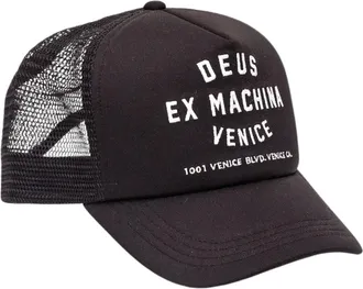 Deus Homme, Accessoires, Noir, Taille: ONE Size Venice Address Trucker