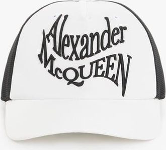 Alexander McQueen Casquette en coton