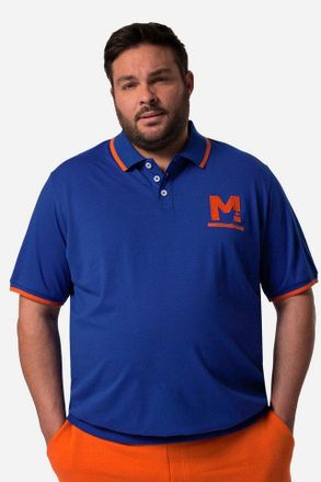 Men Plus Poloshirt Poloshirt Halbarm Bauchfit