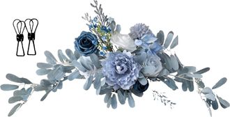 Generic Künstlicher Blumen-Swag, Realistischer Hochzeitsbogen, Blume für Party, Empfang, Hintergrunddekoration, Ideal für Hochzeiten, Büros und Geburtstage, S
