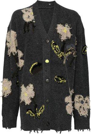 JNBY Geknöpfter Jacquard-Cardigan - Grau