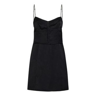 Palm Angels Schwarzes Ss23 Kleid mit Kettenriemen - - Dresses - Damen - Schwarzk - M
