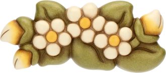 Thun Blumenwanddekoration - Keramik - Country Bloom Collection - 16,2 x 2,5 x 7,1 cm