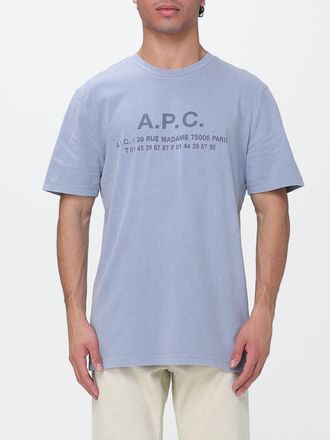 A.P.C. A. P.C. T-Shirt Homme couleur Bleu