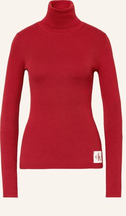 Calvin Klein Jeans Rollkragenpullover rot